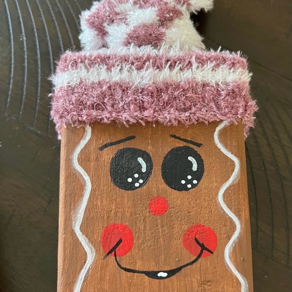 Hand Crafted | Holiday | Wood Block Gingerbreads | Poshmark